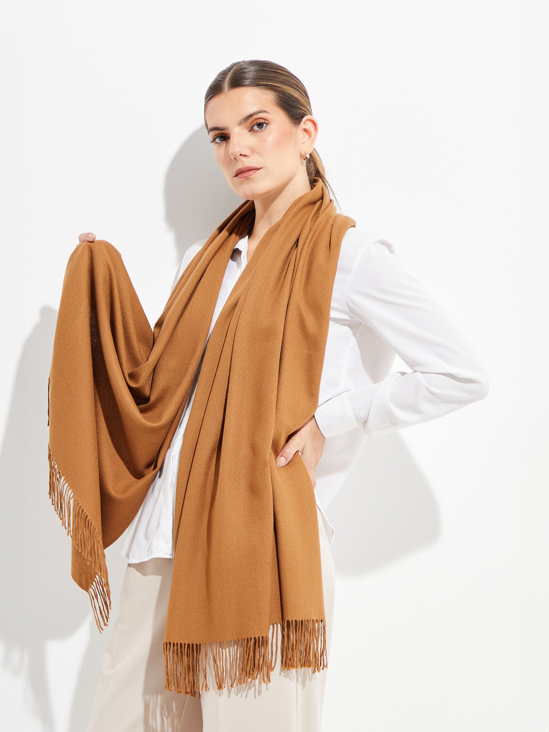 Bellinzona Shawl Vicuña Color Vicuna